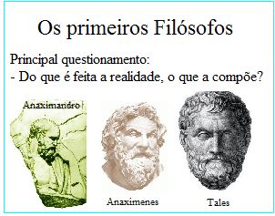 7. OS PRIMEIROS FILÓSOFOS - Os Pré-Socráticos. :: Filosofia em Destaque